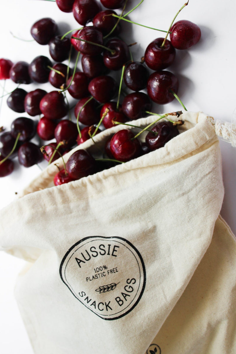 Reusable Cotton Snack Pack - Aussie Bread Bags