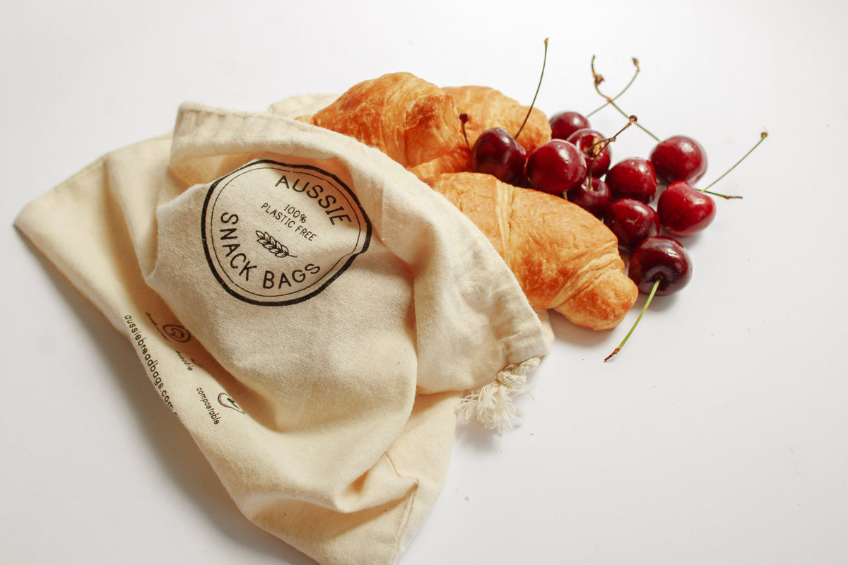 Reusable Cotton Snack Pack - Aussie Bread Bags